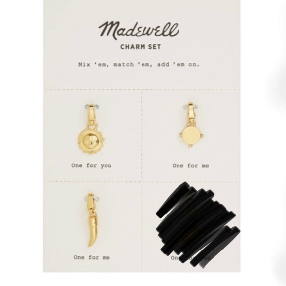 Madewell | Jewelry | New Madewell 3 Charm Set | Poshmark